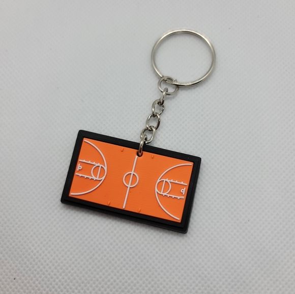 Accessories | Basketball Court Keychain | Poshmark